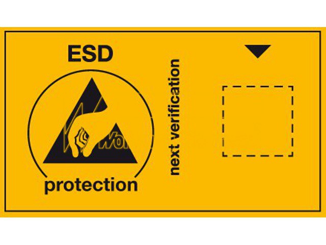 Expiration date indicator label with ESD-symbol, english | Wolfgang ...